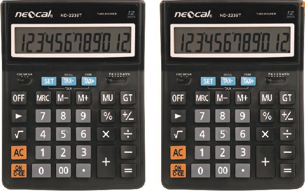 เครื่องคิดเลข Neocal ND-2239T (แพ็คคู่) - Neocal - Calculators